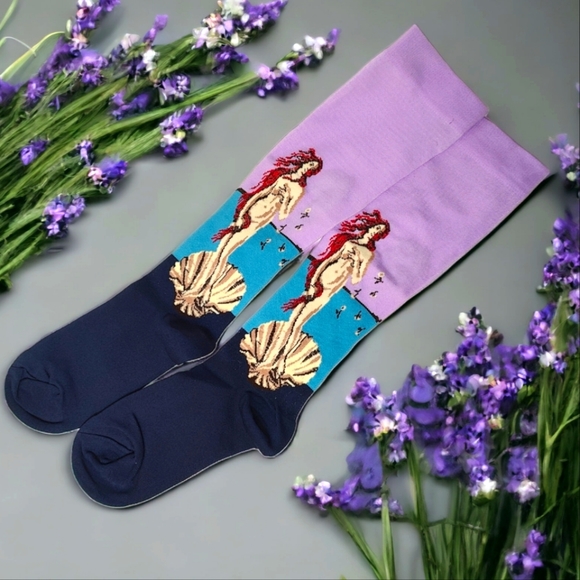 Accessories | The Birth Of Venus Knee High Socks | Poshmark